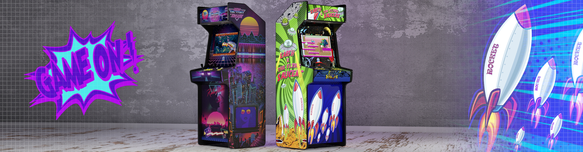 Máquina Recreativa Arcade Rocket - MAD Arcade Madrid y toda España
